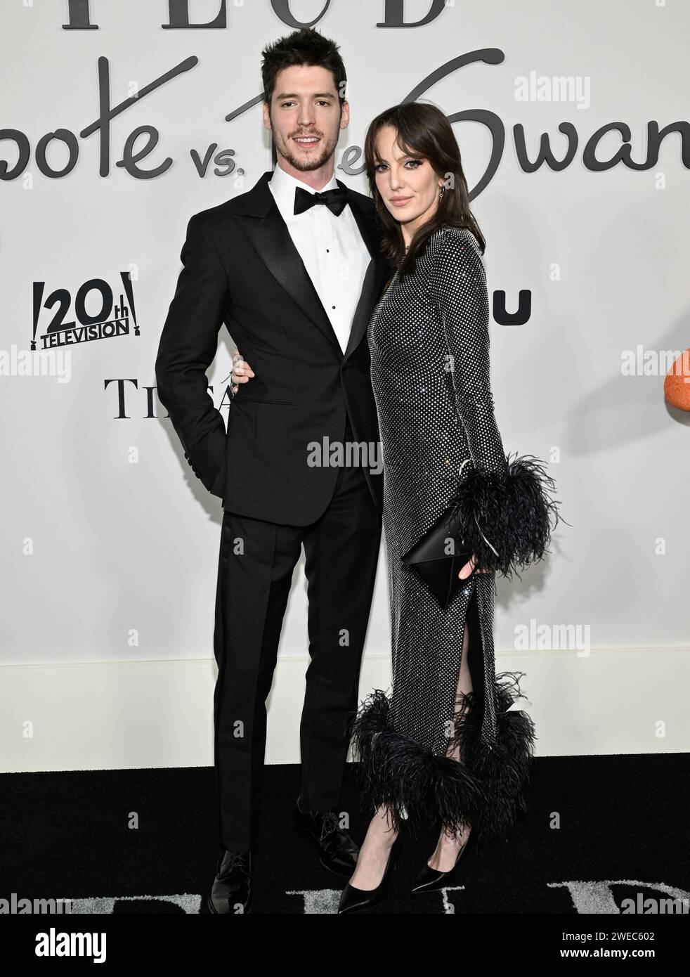 Pico Alexander, left, and Eleanor Lambert attend the premiere of FX's ...