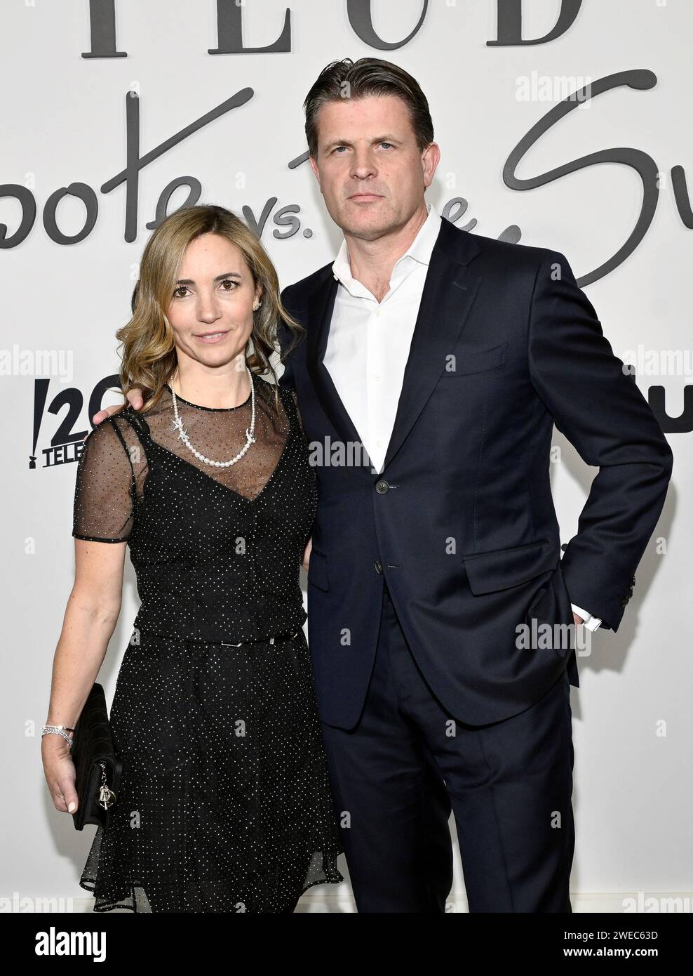 Tiffany & Co. CEO Anthony Ledru, right, and wife Victoria Alianelli ...