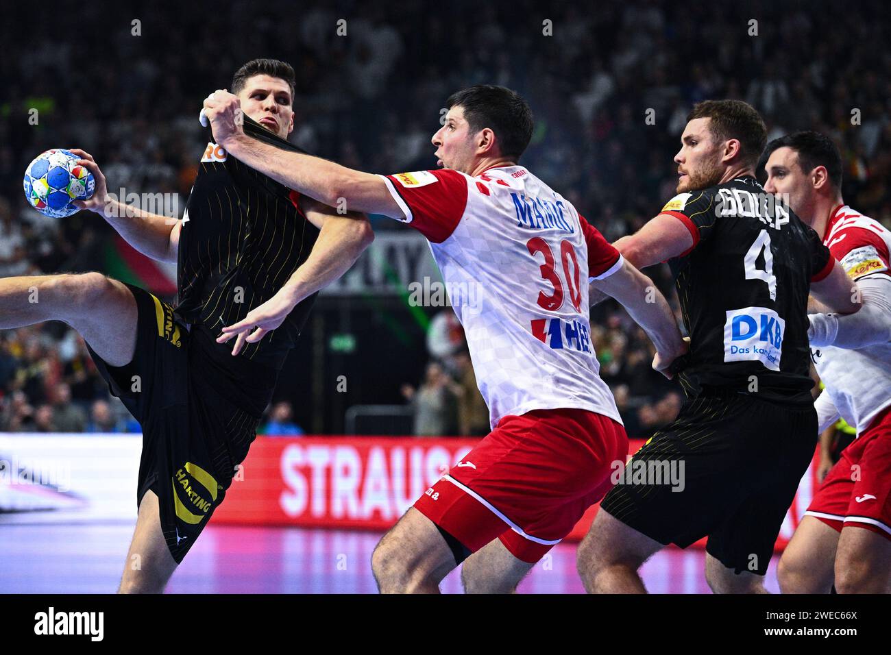 Cologne, Germany. 24th Jan, 2024. Handball: European Championship ...