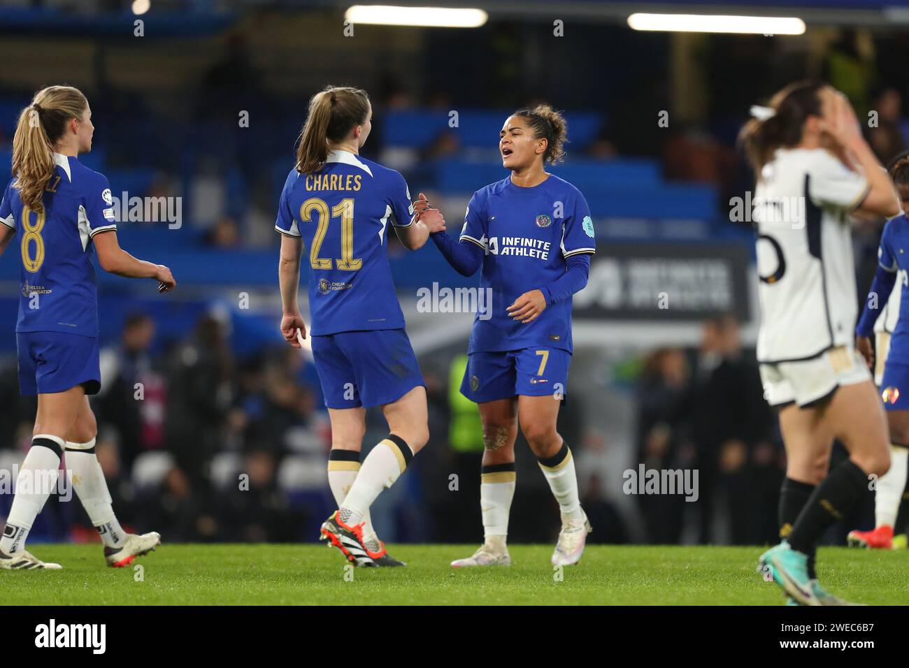 24th January 2024; Stamford Bridge, Chelsea, London, England: UEFA ...