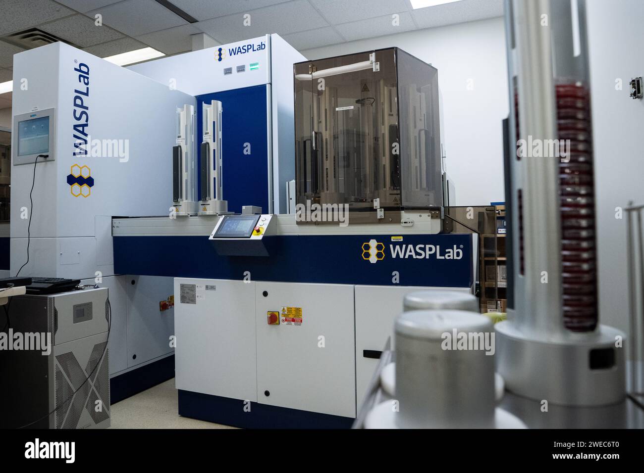 Vancouver, Canada. 23rd Jan, 2024. A new AI assisted machine helps the ...