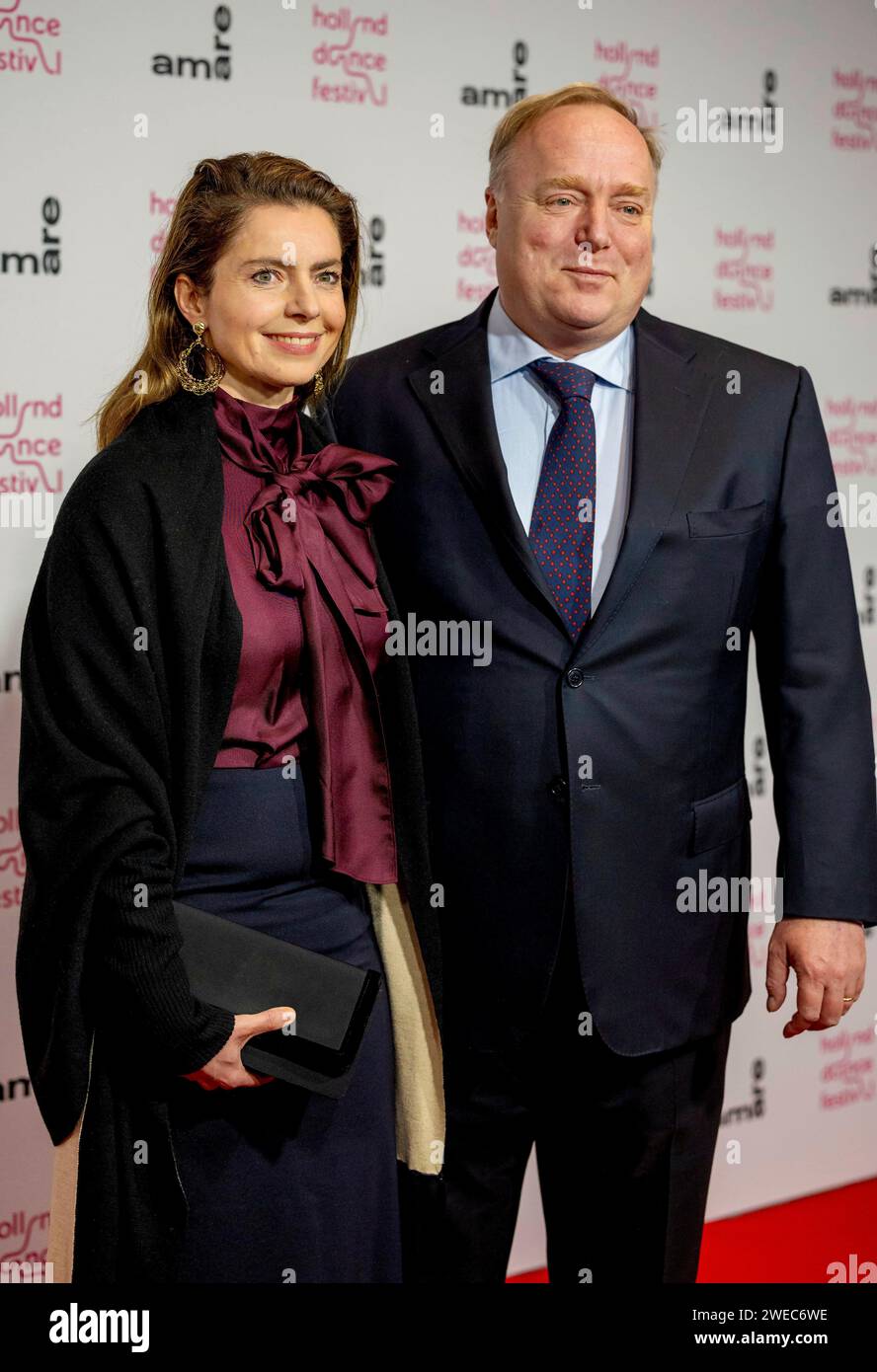 The Hague, Niederlande. 24th Jan, 2024. Prins Carlos de Bourbon de ...