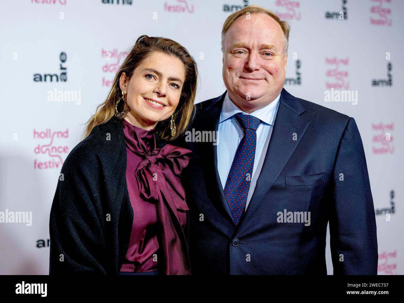 The Hague, Niederlande. 24th Jan, 2024. Prins Carlos de Bourbon de ...