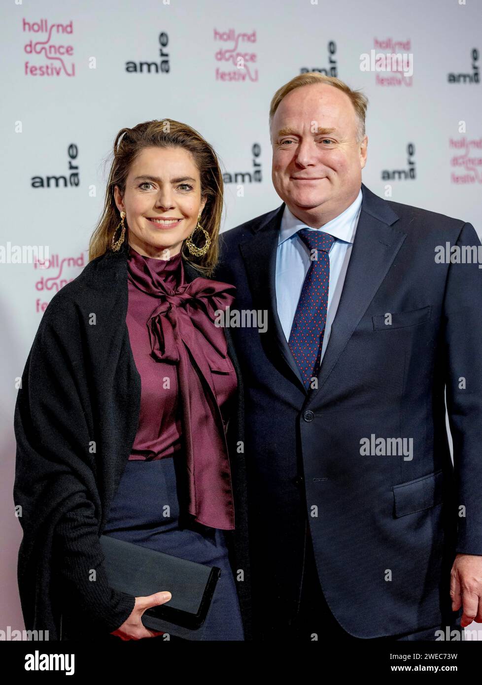 The Hague, Niederlande. 24th Jan, 2024. Prins Carlos de Bourbon de ...