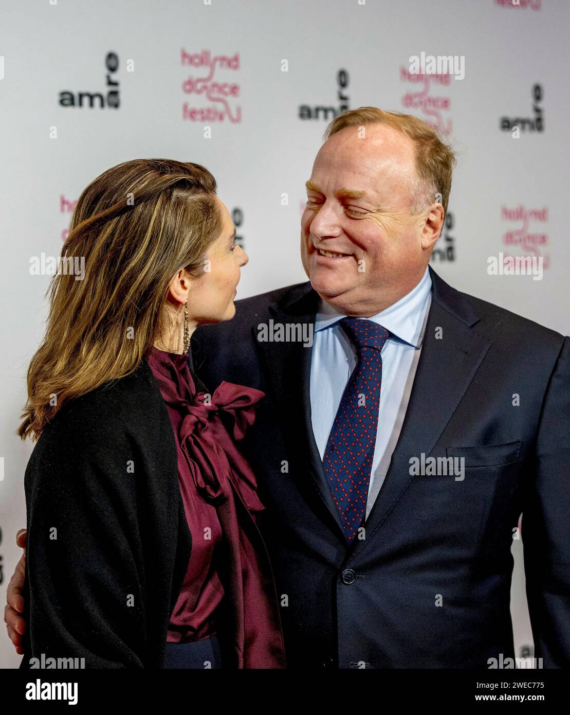 The Hague, Niederlande. 24th Jan, 2024. Prins Carlos de Bourbon de ...