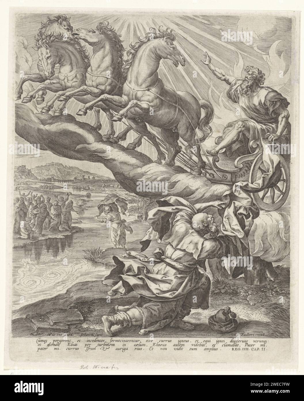 The fiery ascent of the prophet elijah hi-res stock photography and ...