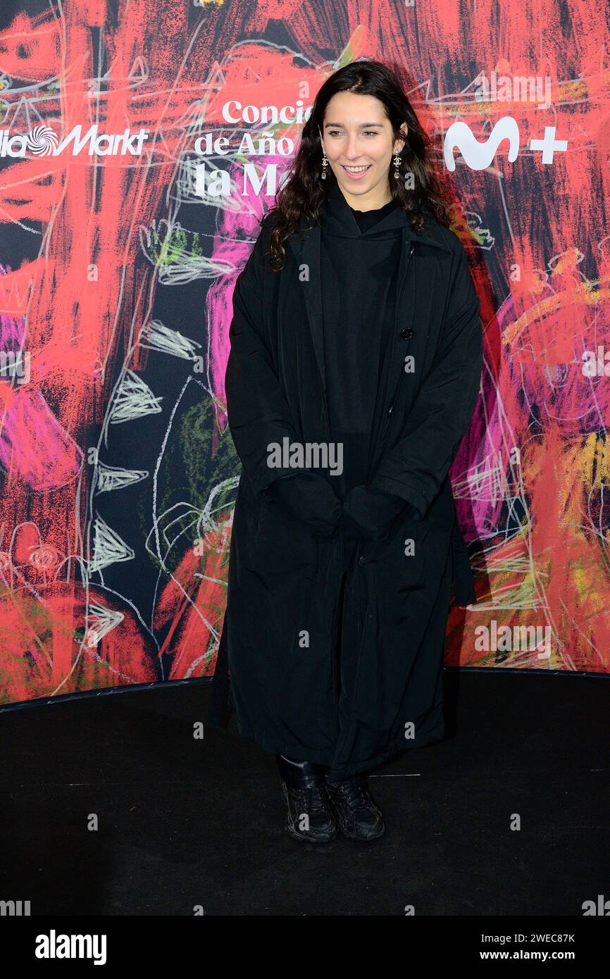Lola Rodriguez pictured posing during the Movistar Plus+ miniseries, La ...