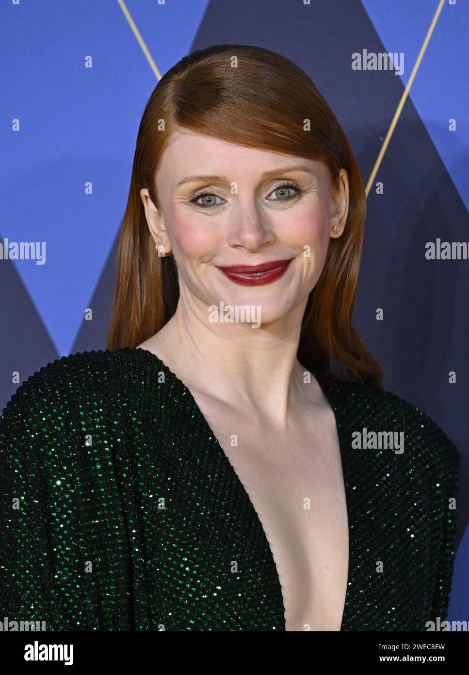 London, UK. January 24th, 2024. Bryce Dallas Howard arriving at the ...