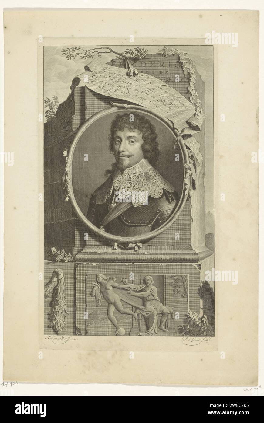 Portrait of Frederik V, Elector of the Palatinate, King of Bohemen ...