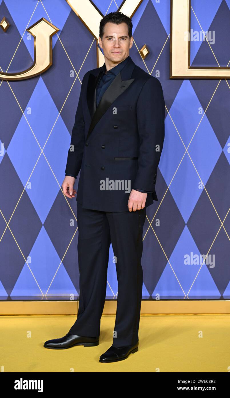 London, UK. January 24th, 2024. Henry Cavill arriving at the Argylle ...
