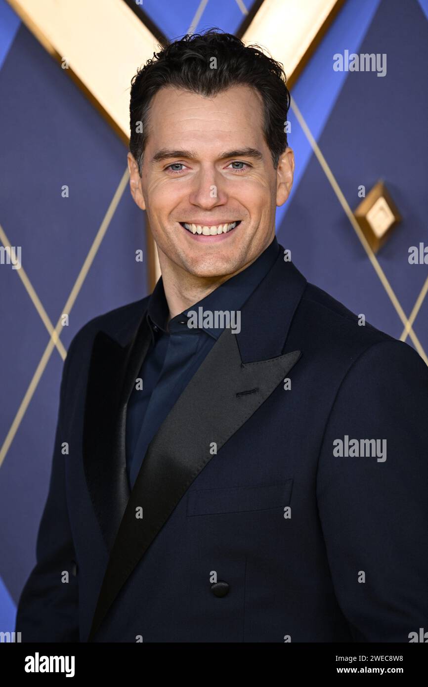 London, UK. January 24th, 2024. Henry Cavill arriving at the Argylle ...