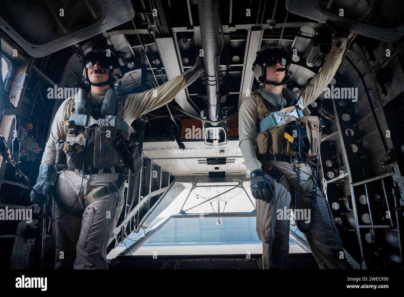 240109-N-FF029-1045 BAHRAIN (Jan. 9, 2024) Naval Aircrewman 2nd Class ...