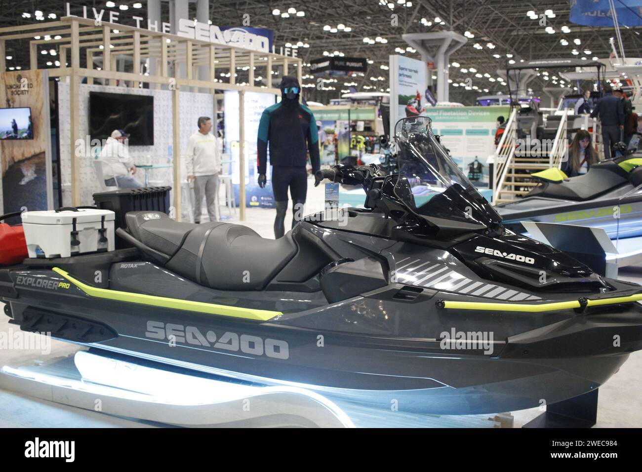 January 24, 2024, New York City, New York: (NEW) The New York Boat Show ...
