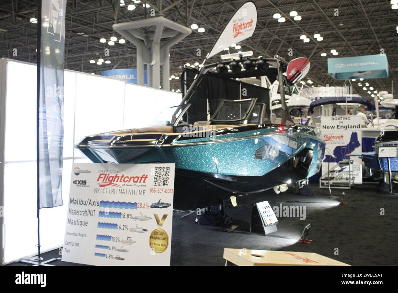January 24, 2024, New York City, New York: (NEW) The New York Boat Show ...