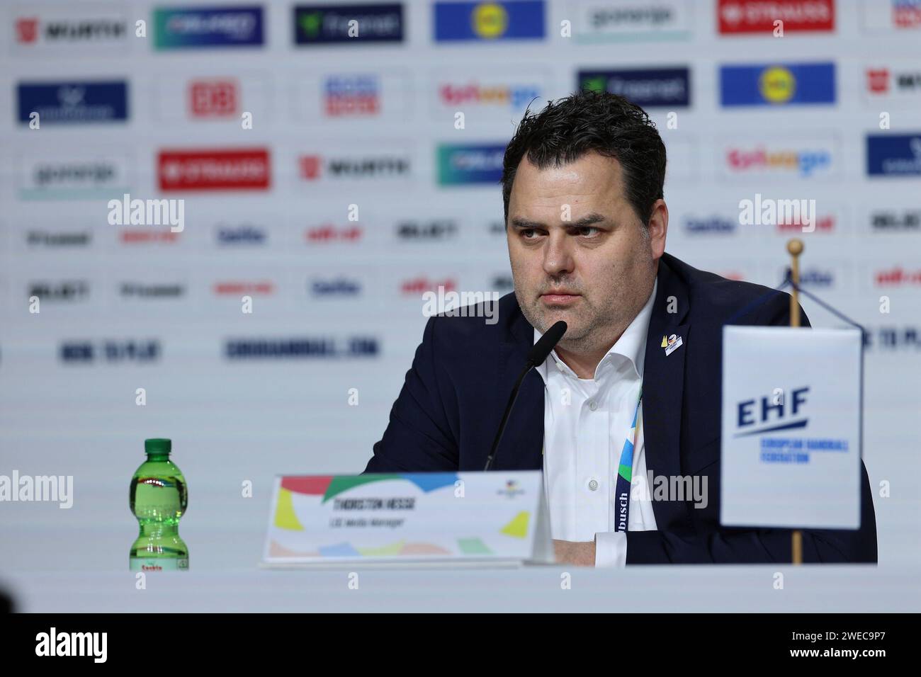 24.01.2024, Lanxess Arena, Koeln, GER, EHF Euro 2024, Men, Hauptrunde ...