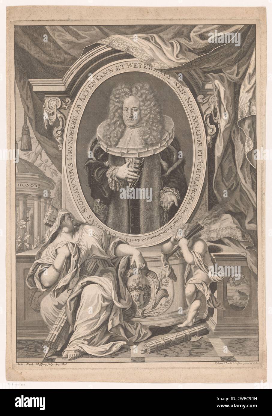 PortraT van Carl Sigismund landlord of Altenthann and Weyherhaus ...