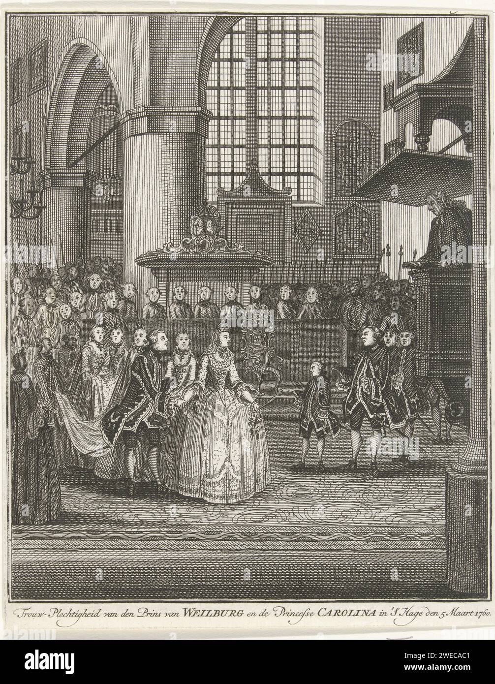 Marriage of Karel Christiaan van Nassau-Weilburg to Princess Carolina ...