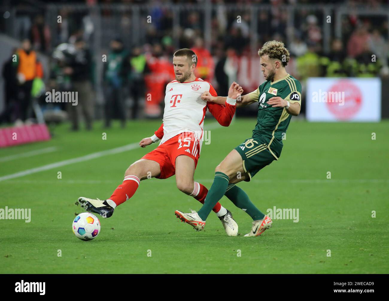 München, Deutschland 24. Januar 2024: Fussball, Herren, Bundesliga ...