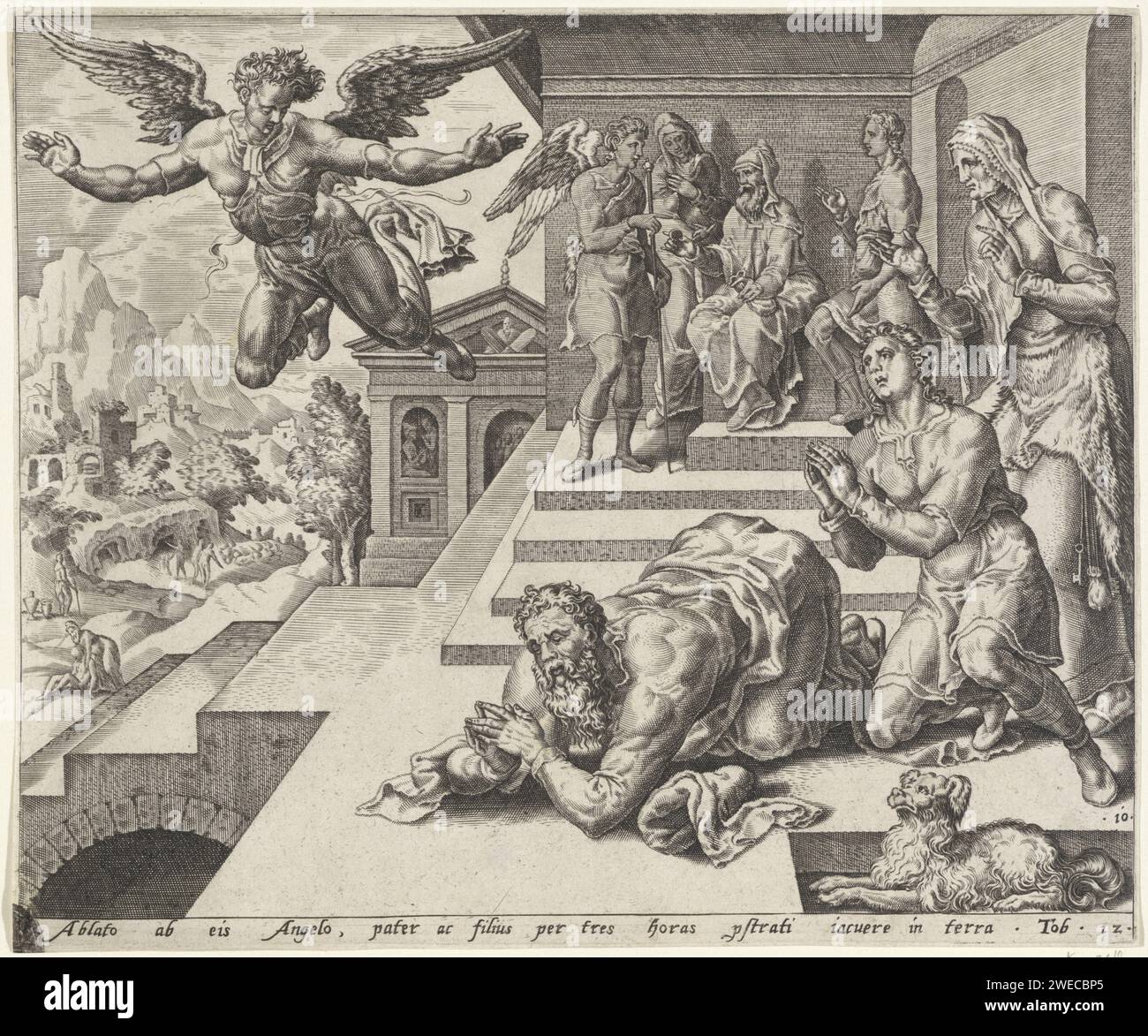 Farewell to the Archangel Rafaël, Anonymous, After Maarten van ...
