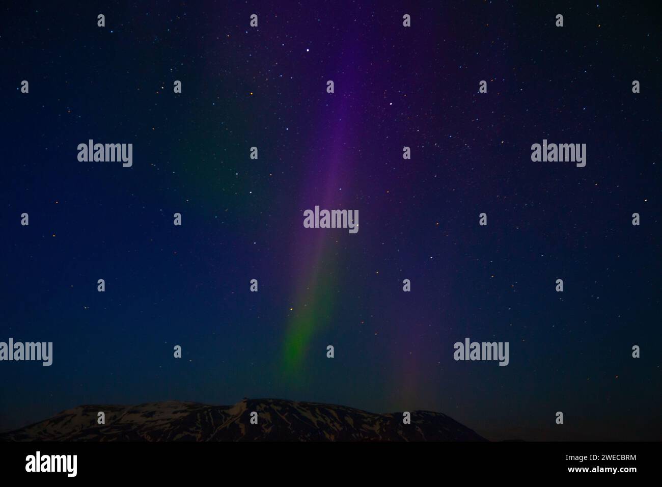 Beautiful Image of the Northern Lights in Iceland Aurora Borealis Stock ...