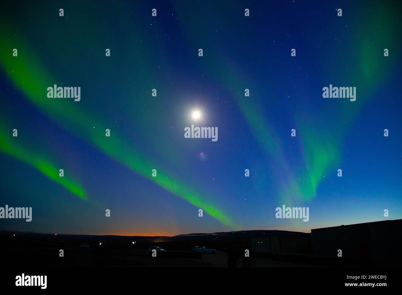Beautiful Image of the Northern Lights in Iceland Aurora Borealis Stock ...