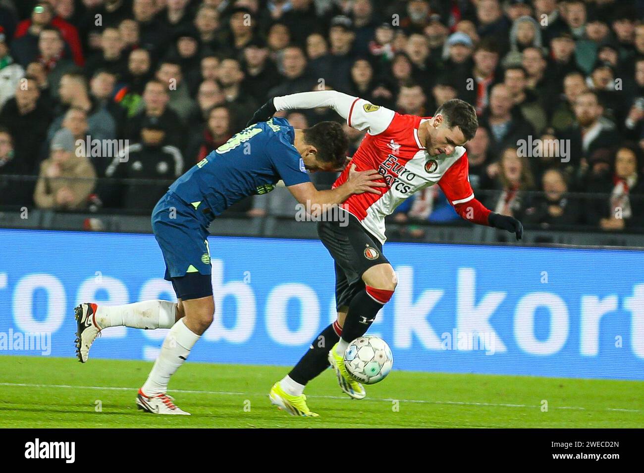ROTTERDAM, 24-1-2024, Stadium de Kuip, Dutch TOTO KNVB Beker, 2023/2024, Feyenoord - PSV ...