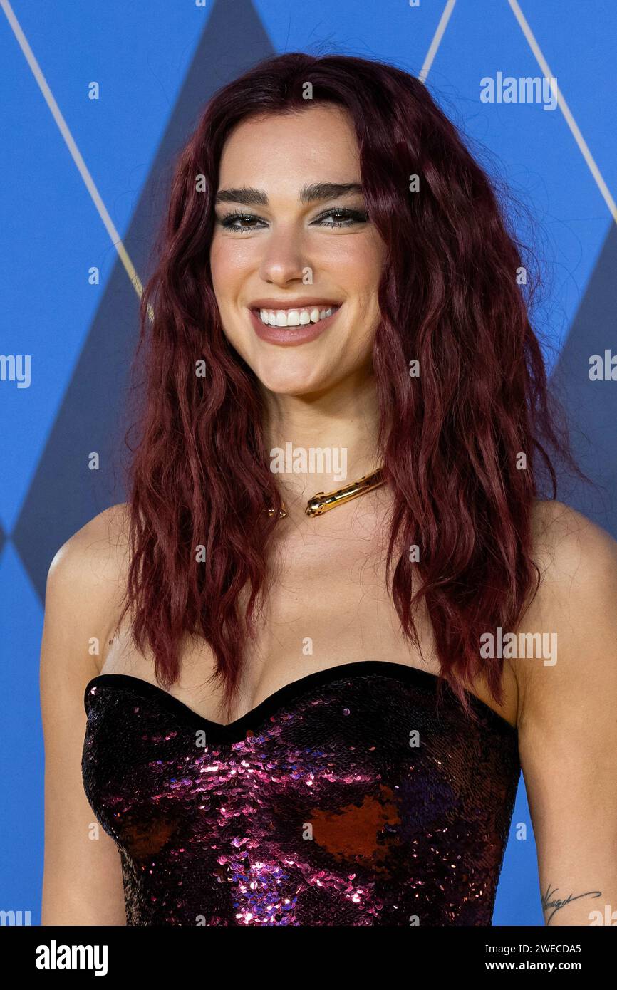 Dua Lipa poses for photographers upon arrival at the World premiere of ...