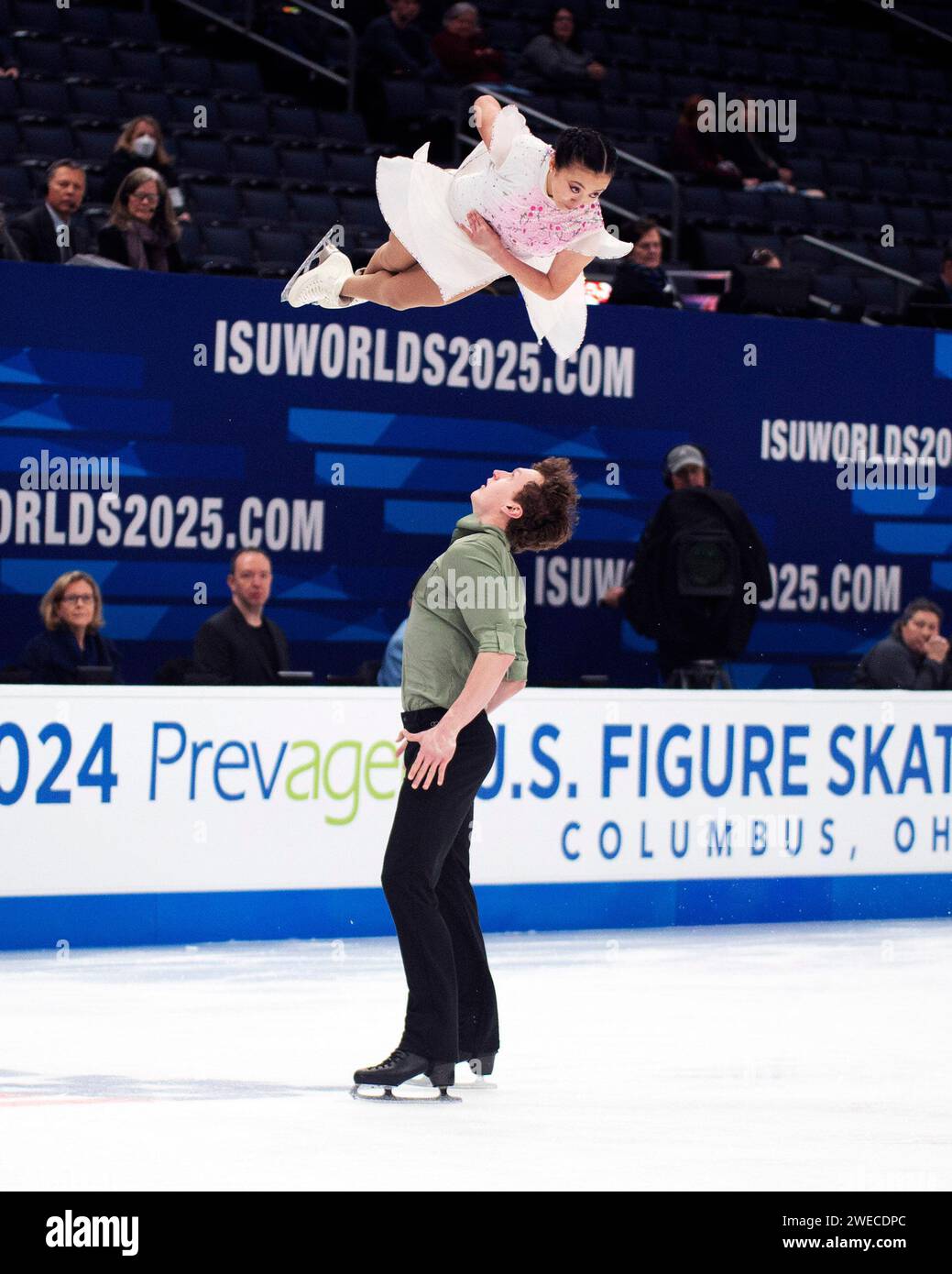 Columbus, Ohio, United States. 24nd January, 2024. Naomi Williams and ...