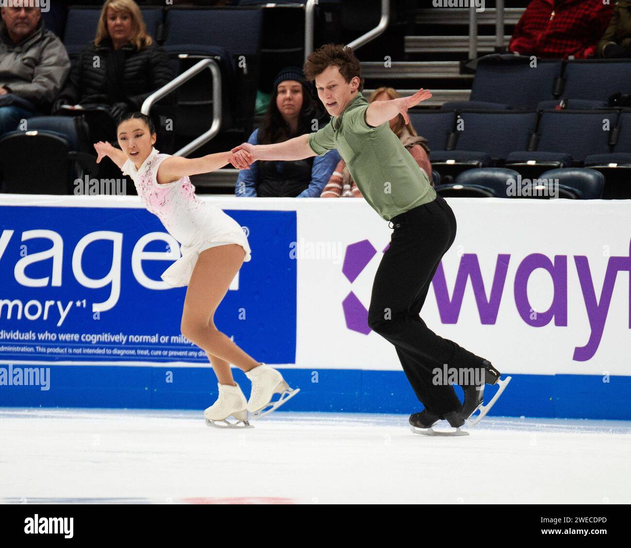 Columbus, Ohio, United States. 24nd January, 2024. Naomi Williams and ...