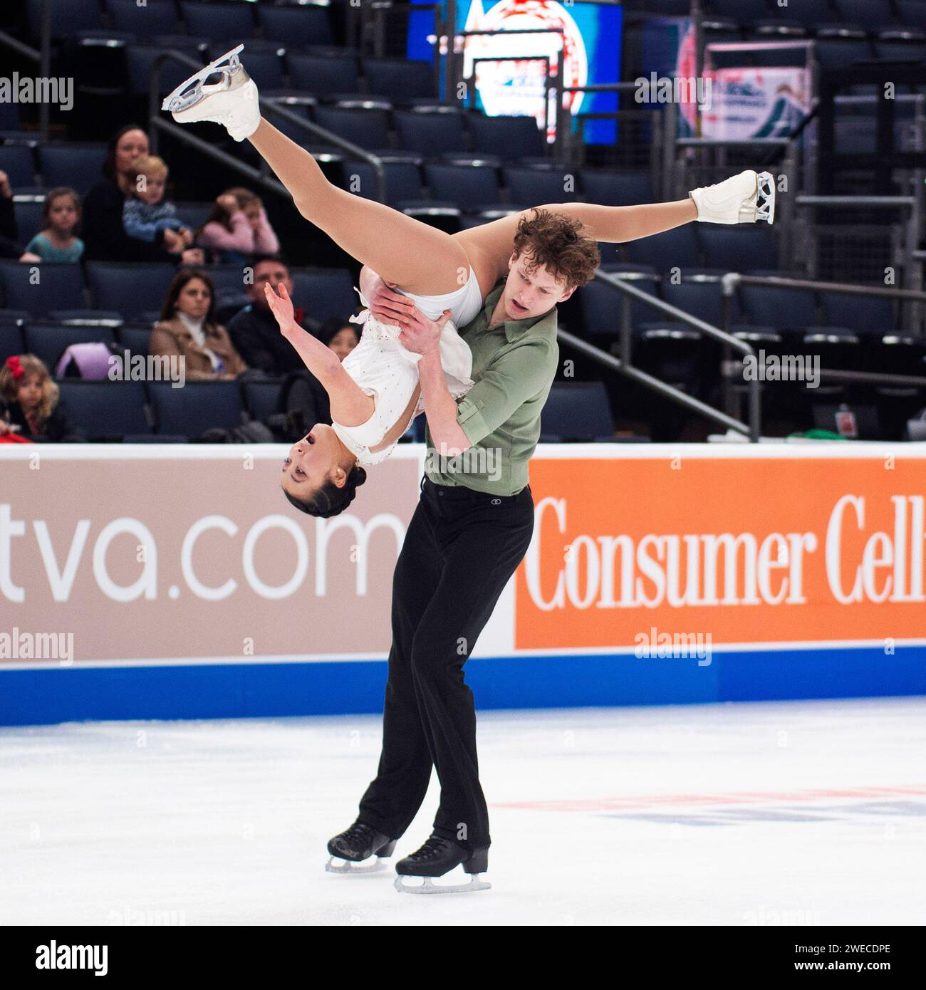 Columbus, Ohio, United States. 24nd January, 2024. Naomi Williams and ...