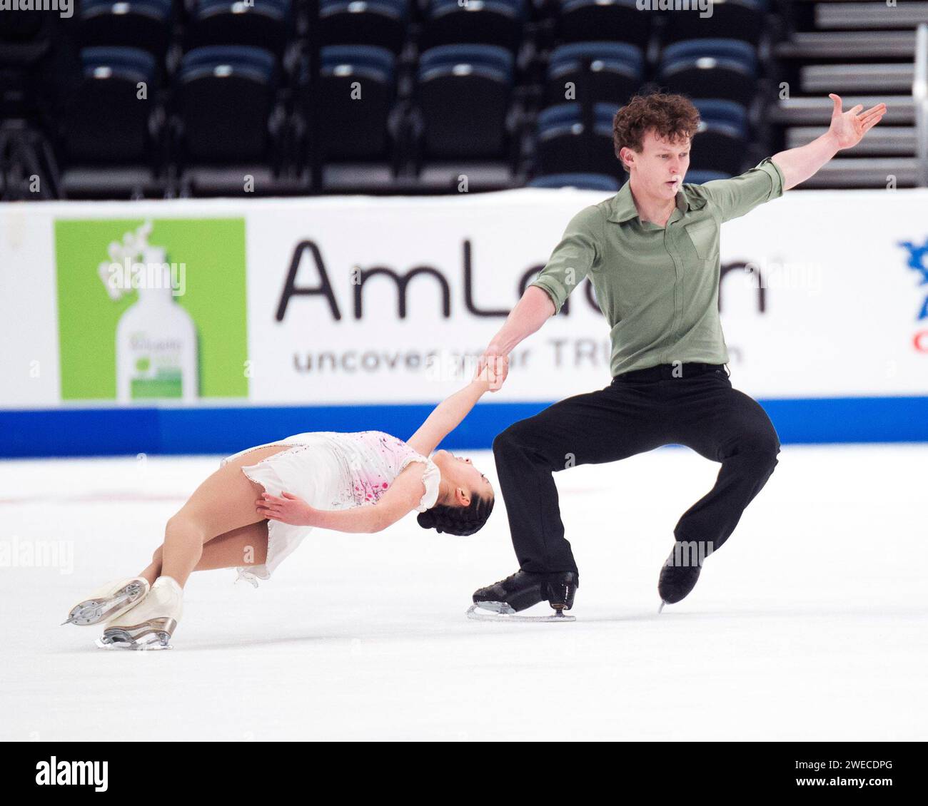 Columbus, Ohio, United States. 24nd January, 2024. Naomi Williams and ...