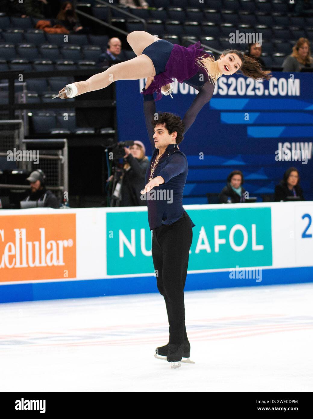Columbus, Ohio, United States. 24nd January, 2024. Sydney Coole and ...