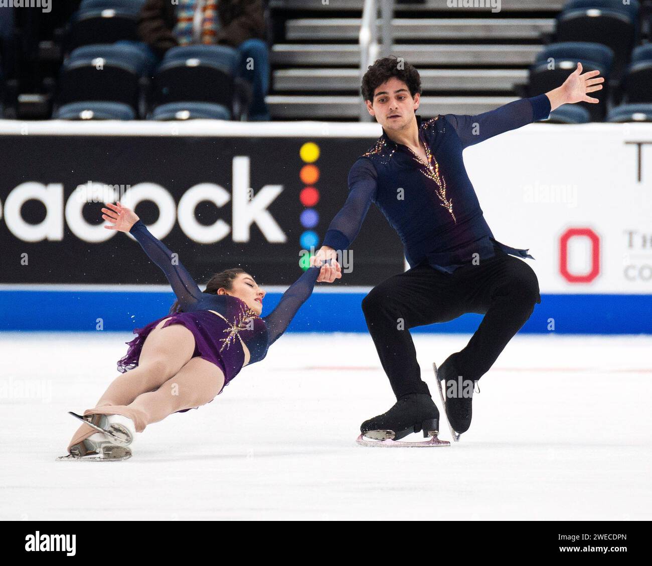 Columbus, Ohio, United States. 24nd January, 2024. Sydney Coole and ...