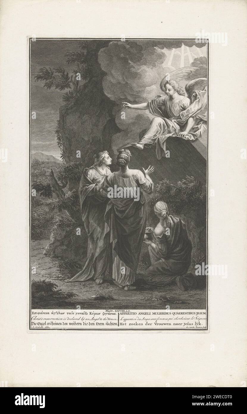 Holy Women at the Graf, Gilliam van der Gouwen, After A. Houbraken ...