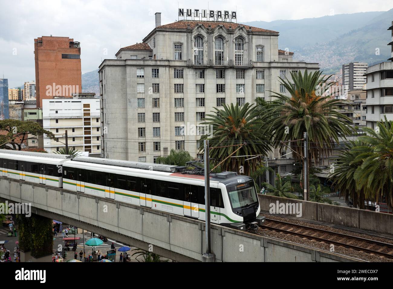 Medellin, Antioquia. Colombia - December 6, 2023. Medellin Metro is the ...