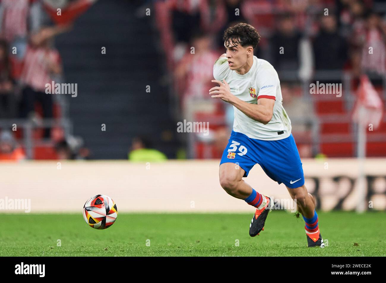 Hector Fort of FC Barcelona in action during the Copa El Rey Round of 8 ...