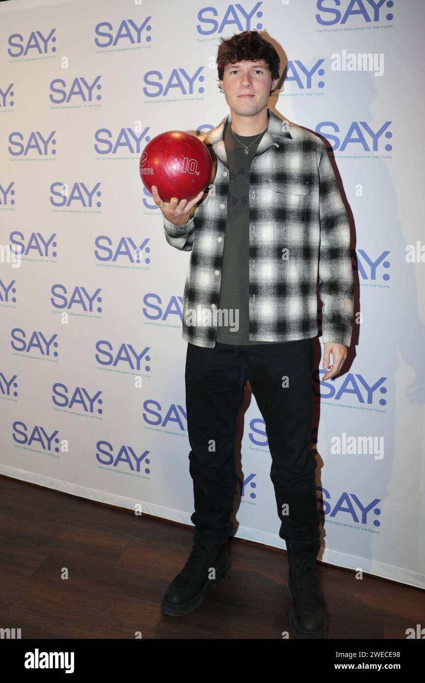 Ny, USA. 22nd Jan, 2024. New York, USA, January 22, 2024 - Zach Justice ...