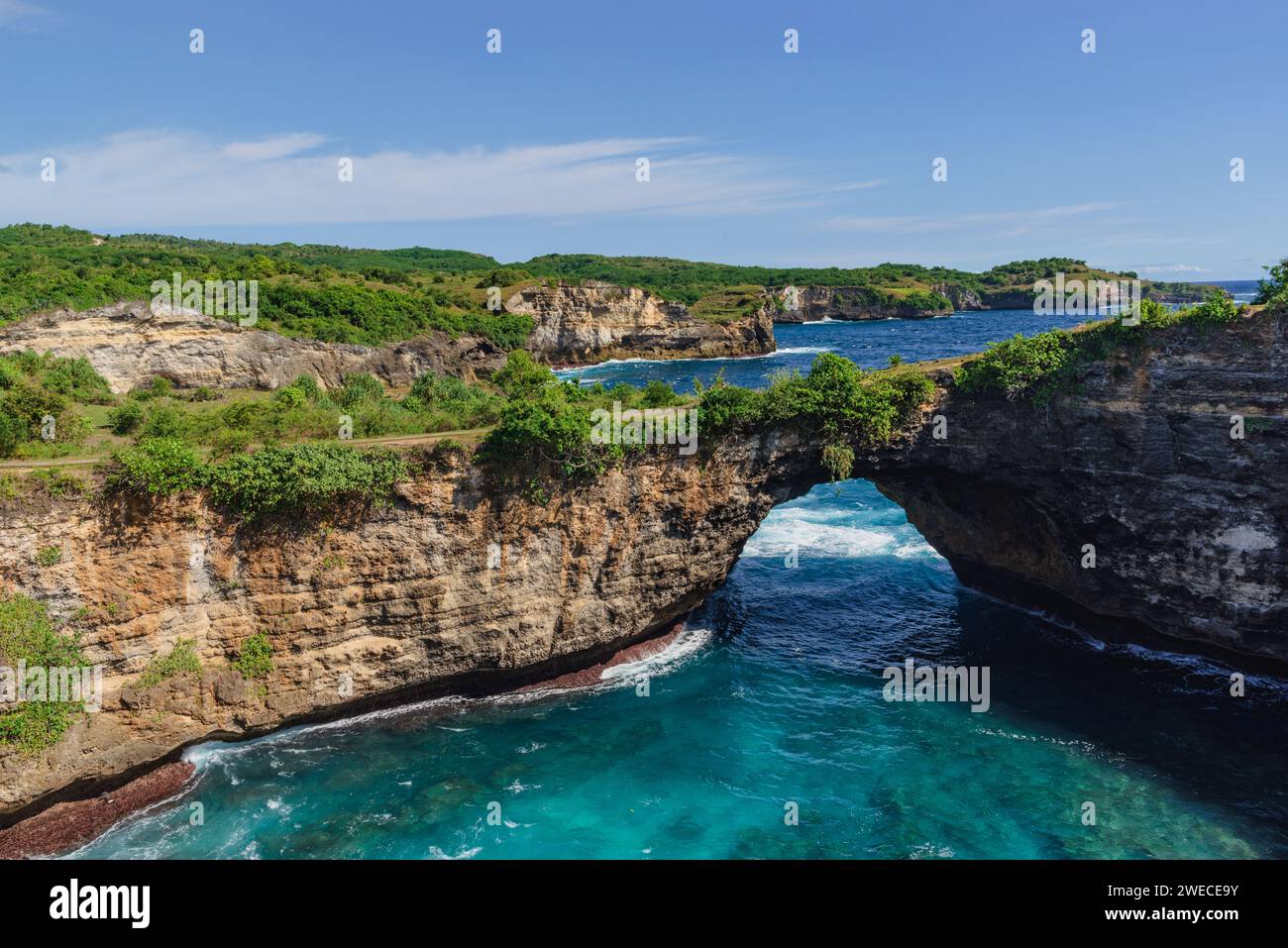 Nature's masterpiece: Broken Beach in Bali, Indonesia—a captivating ...