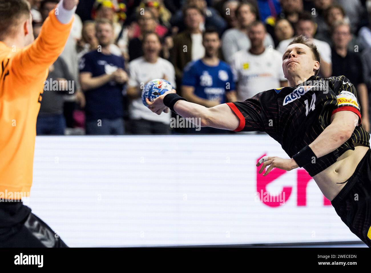 Dominik Kuzmanovic (Kroatien, #1), Justus Fischer (Deutschland, #14) im ...