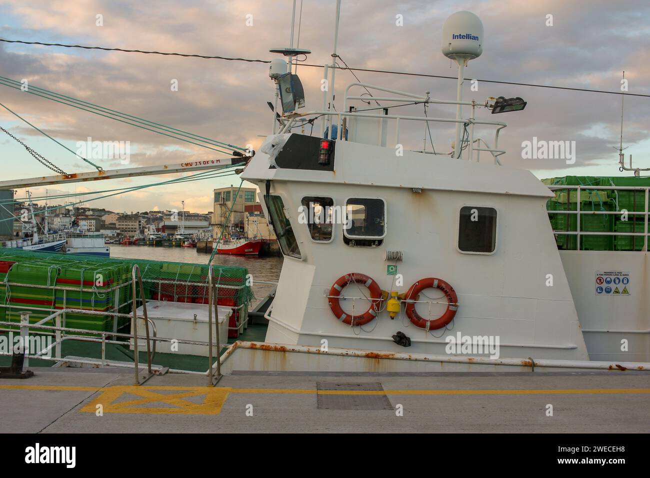 Burela port hi-res stock photography and images - Alamy