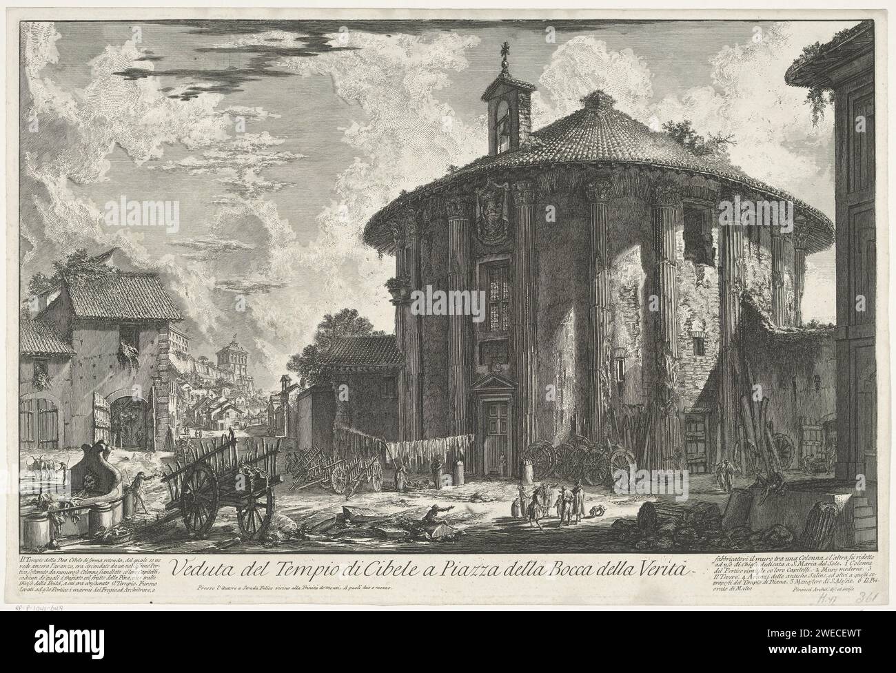 Tempel Van Hercules Invictus Te Rome, Giovanni Battista Piranesi, 1748 ...