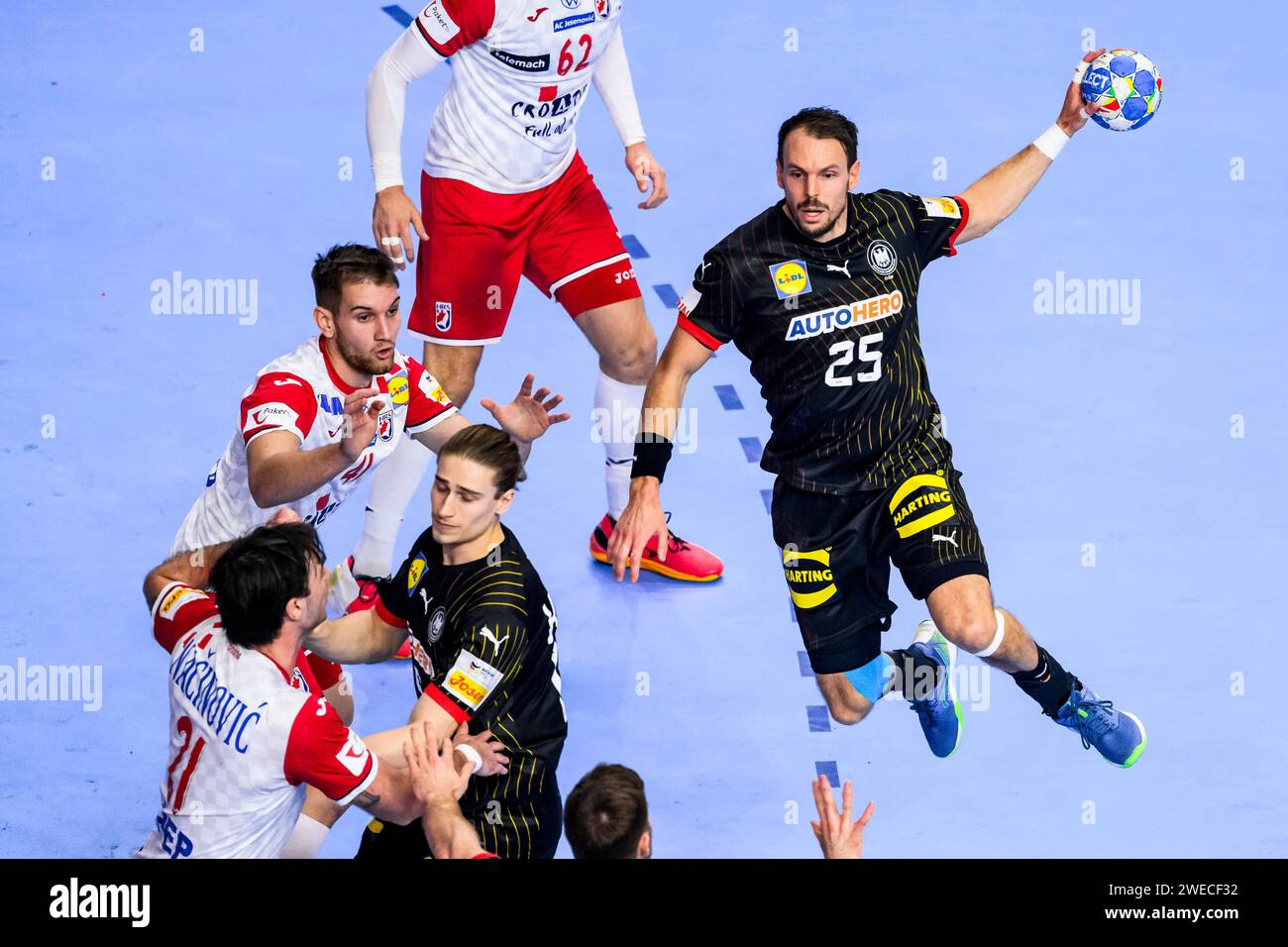 Cologne, Germany. 24th Jan, 2024. Handball: European Championship ...