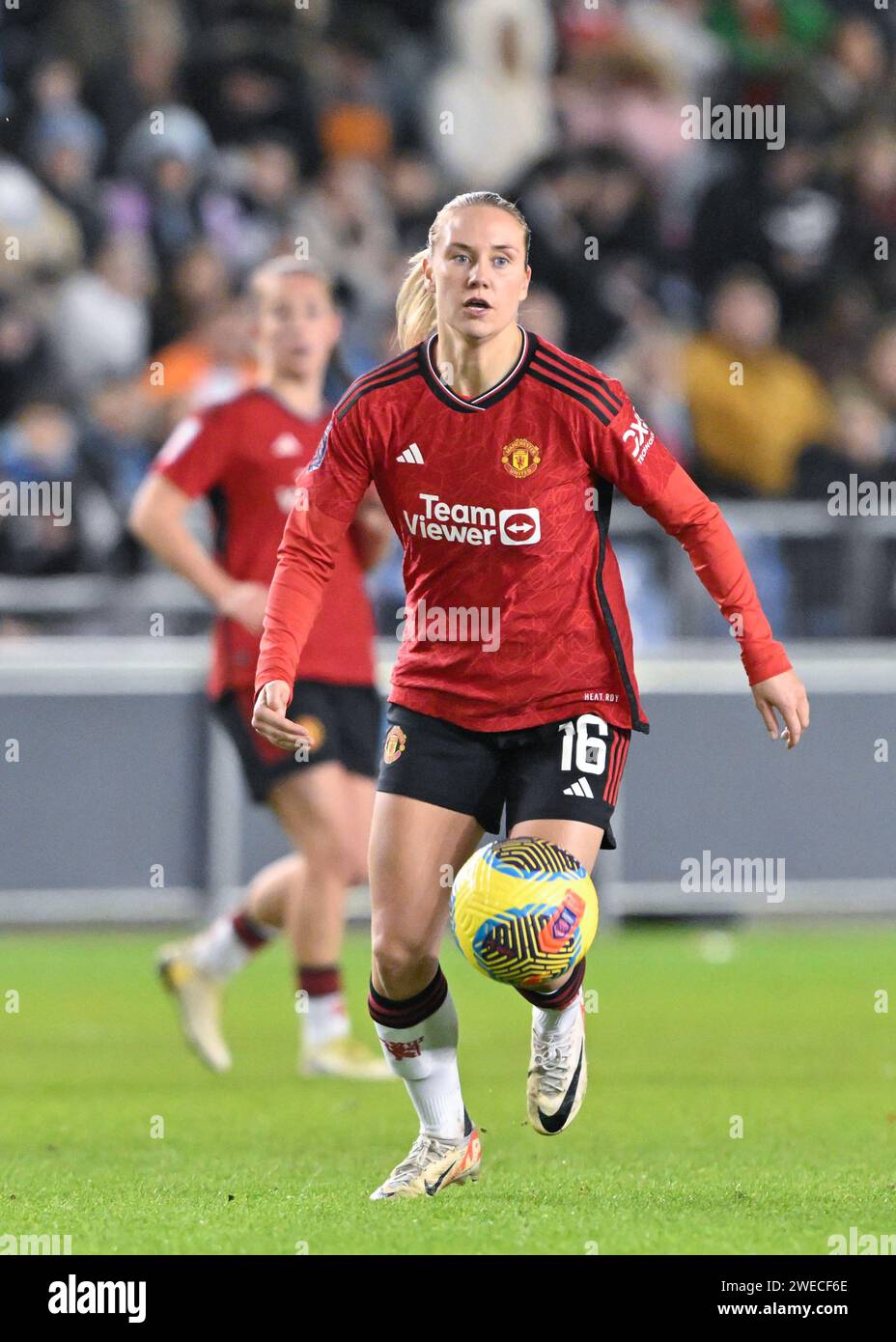 Manchester, UK. 24th Jan, 2024. Lisa Naalsund of Manchester United ...