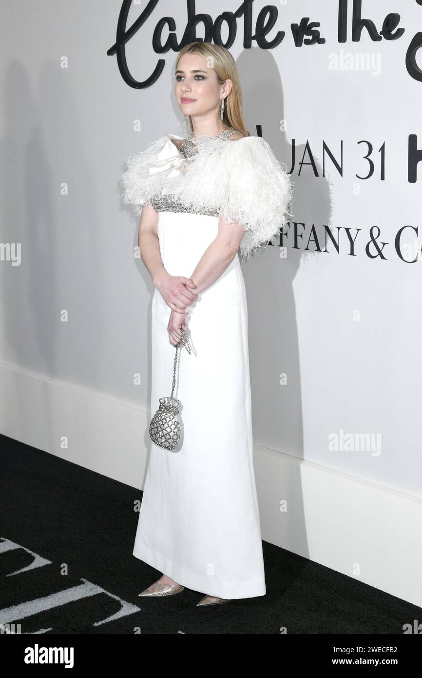 23 January 2024 - New York, New York - Emma Roberts at FX’s “FEUD ...