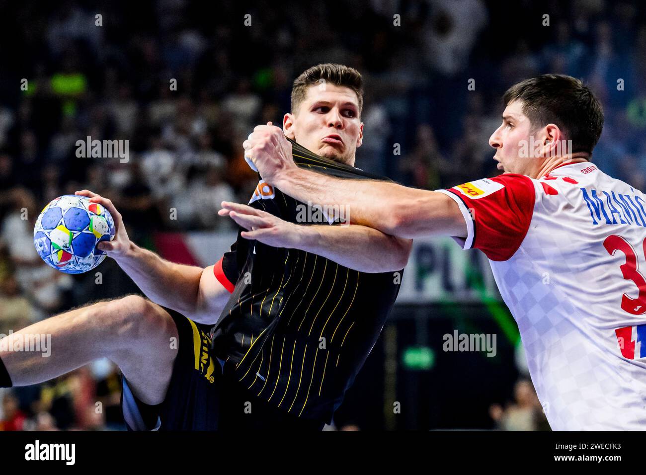 Cologne, Germany. 24th Jan, 2024. Handball: European Championship ...