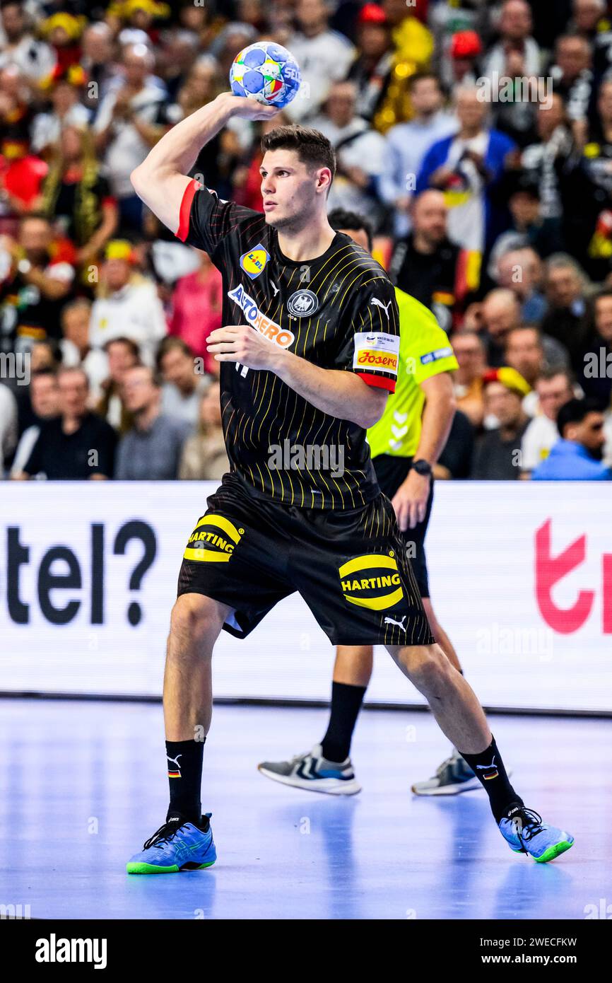 Cologne, Germany. 24th Jan, 2024. Handball: European Championship ...