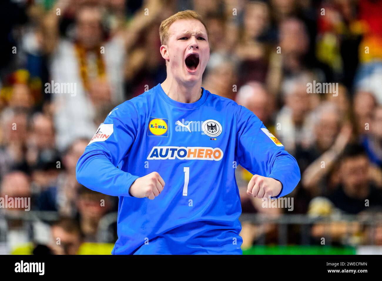 Cologne, Germany. 24th Jan, 2024. Handball: European Championship ...