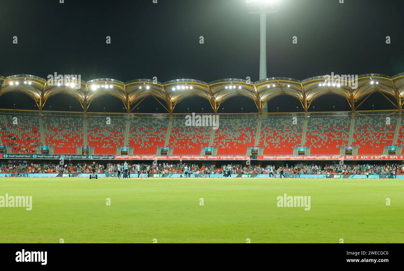 Gold Coast, Australia. 22nd Jan 2024. It’s all over as Brisbane Heat ...