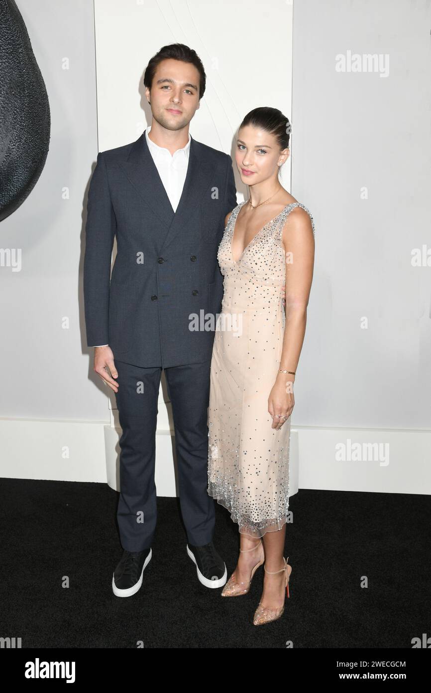 23 January 2024 - New York, New York - Donald Arthur, Phoebe Gates at ...