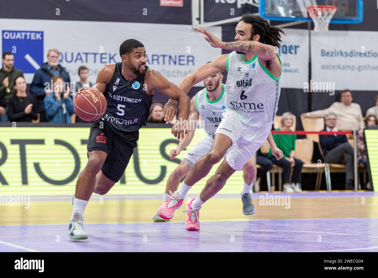 Göttingen, Deutschland 24. Januar 2024: FIBA Europe Cup - 2023/2024 ...